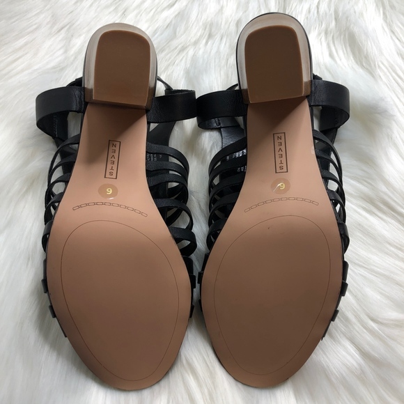 Steven By Steve Madden | Shoes | New Steven Frannie Block Heel Leather ...